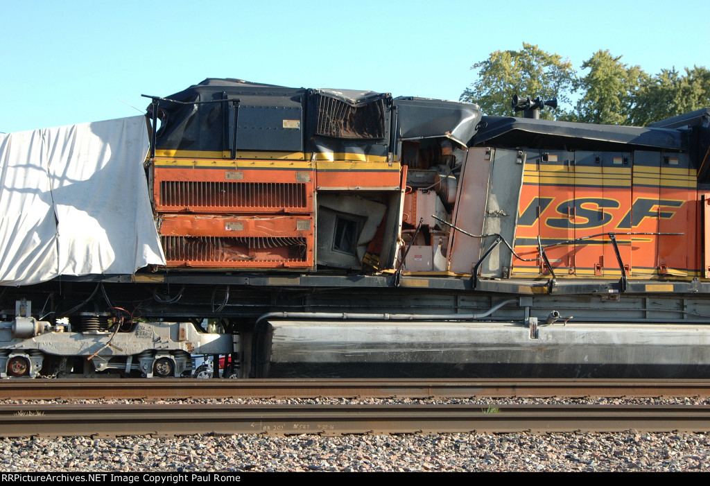 BNSF 9159, EMD SD70ACe, was the lead unit involved in the fatal rear end collision at McPhearson ...